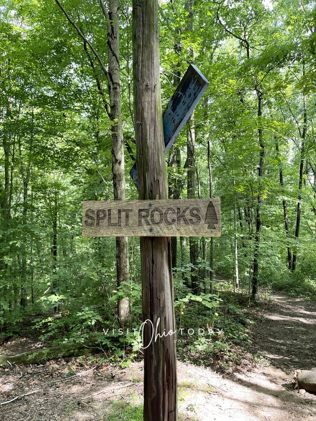 Split Rocks Trail Hocking Hills - Visit Ohio Today